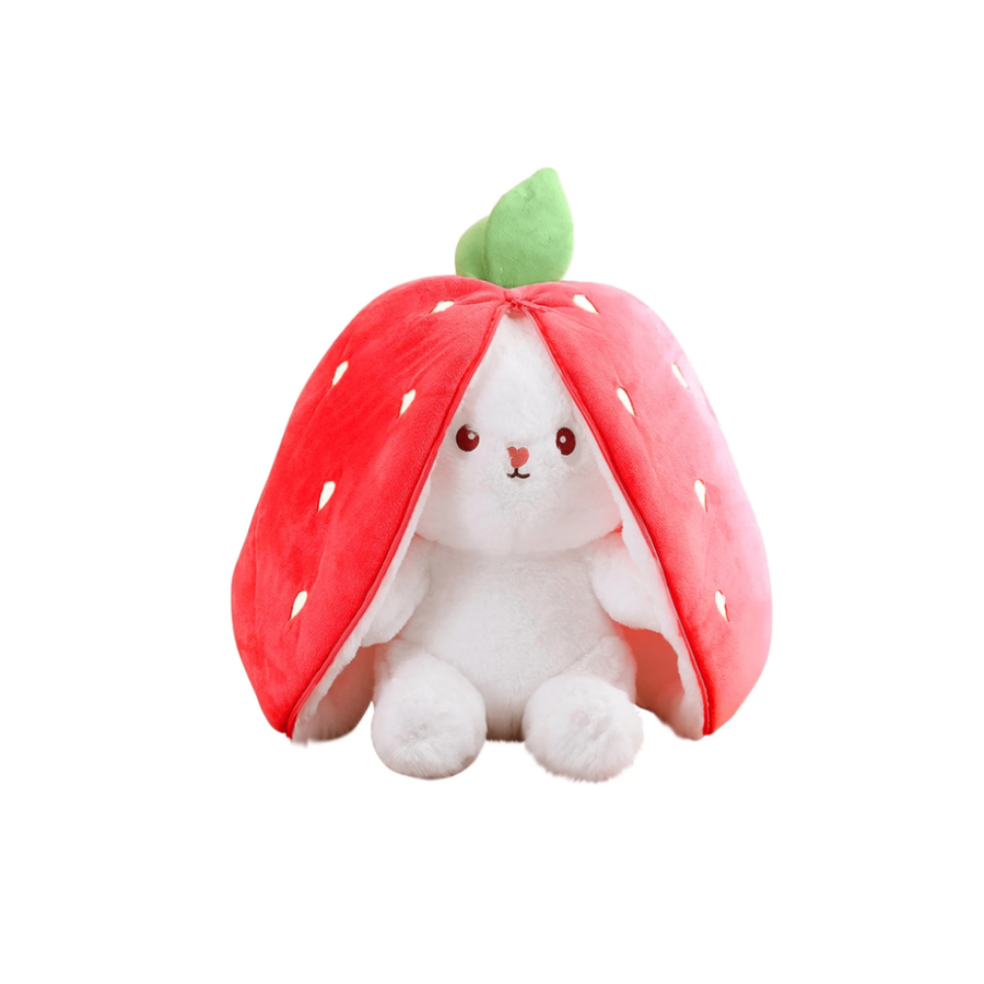 Cute Strawberry Rabbit Reversible Strawberry Rabbit-RED