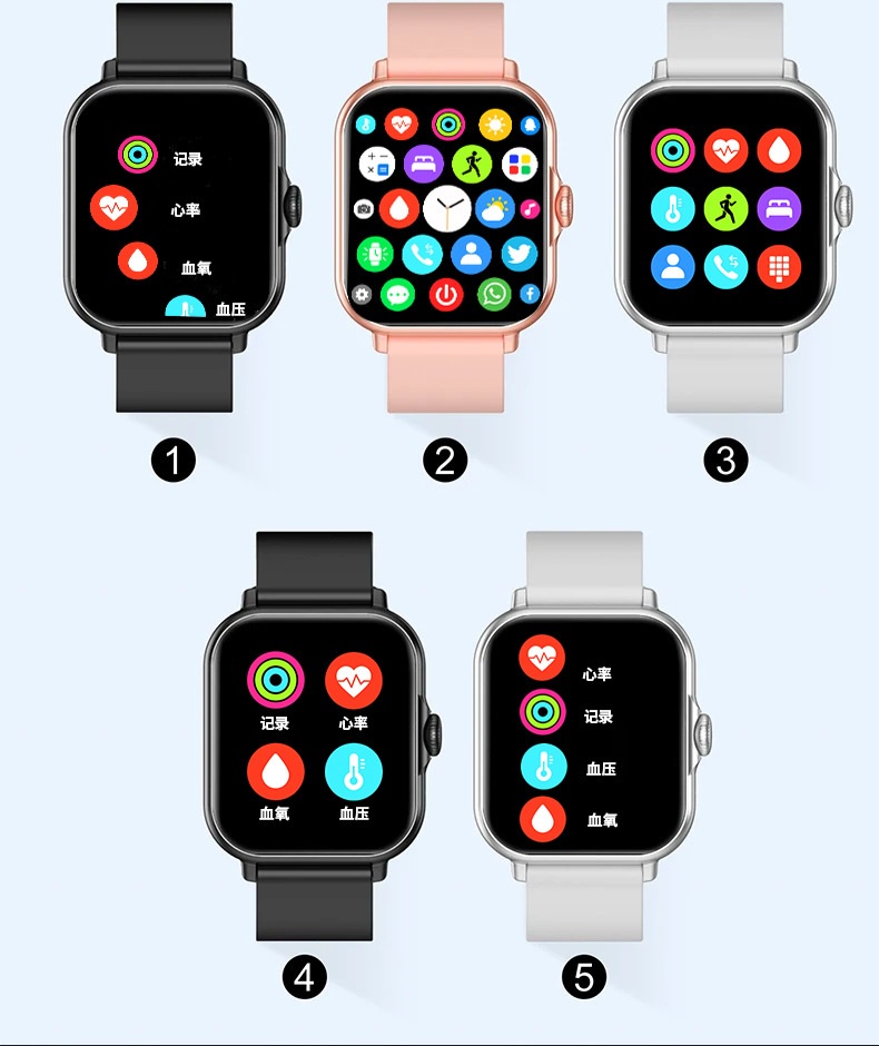 A58 Plus - الساعة الذكية 5 في 1 مع مجموعة المجوهرات 🌟⌚💎