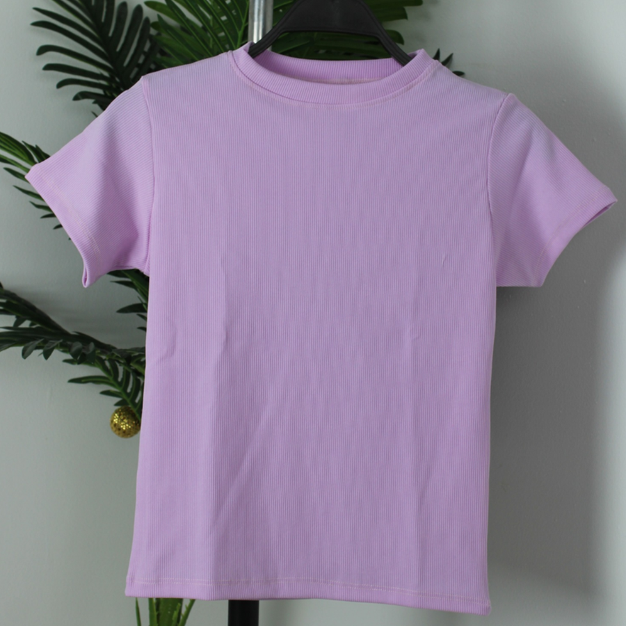 Half Sleeve & Cut Basic Top