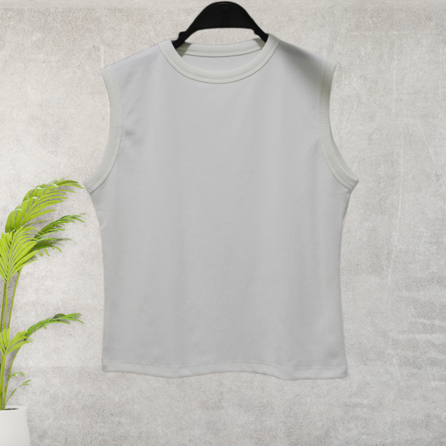 Half Sleeve & Cut Basic Top