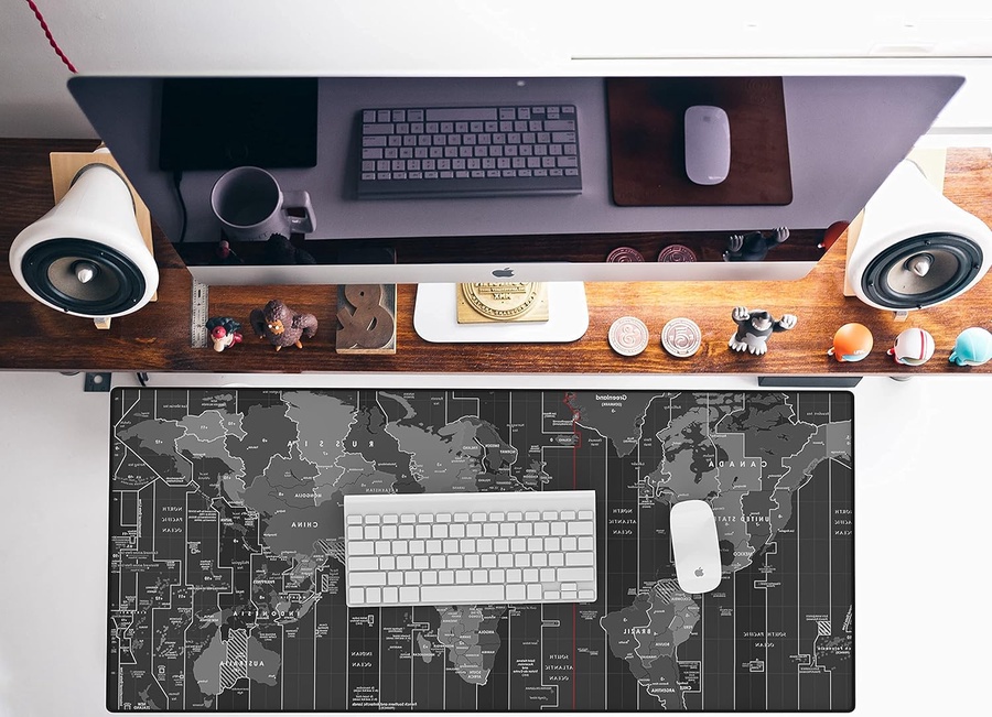 World Map Large Mouse Mat