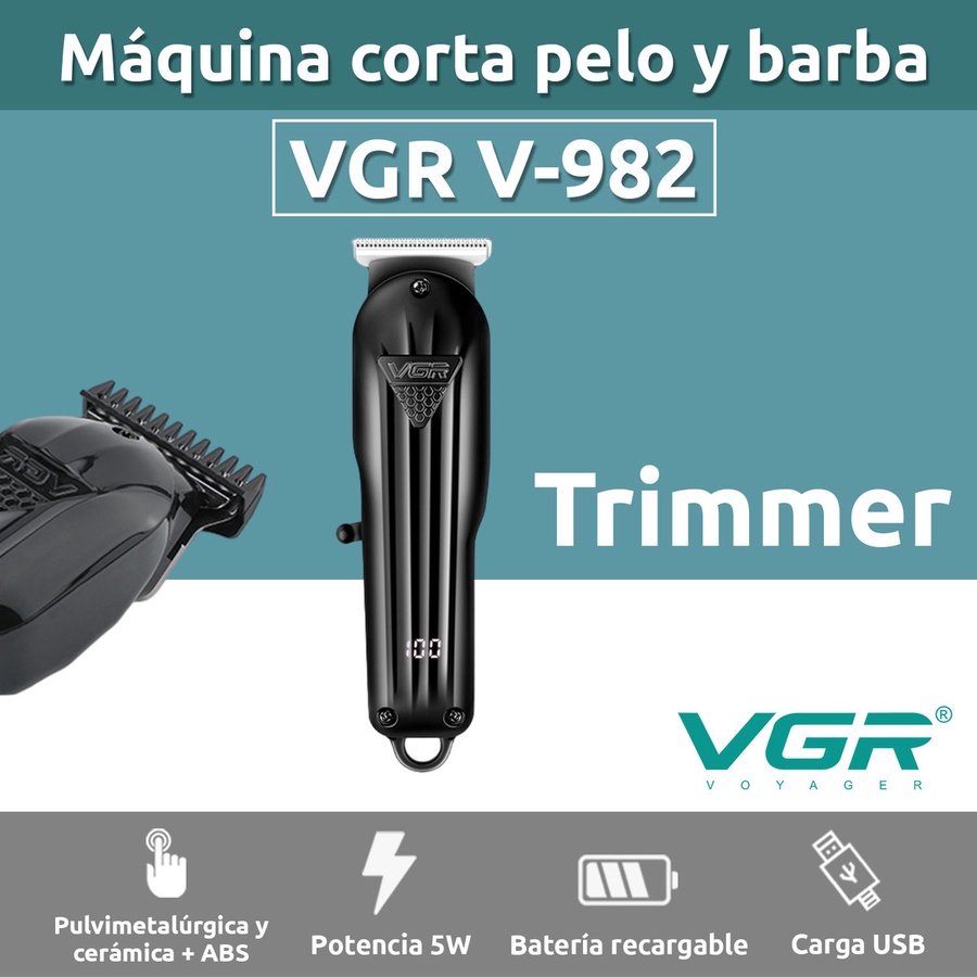ماكينة VGR V-982 بدرجة زيرو ممتازة ( للشعر والدقن )