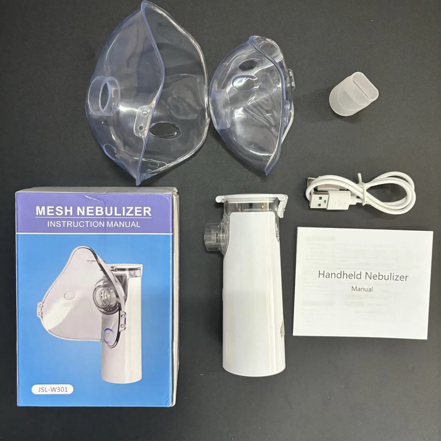 جهاز استنشاق البخار المحمول – Mesh Nebulizer JSL-W301 💙