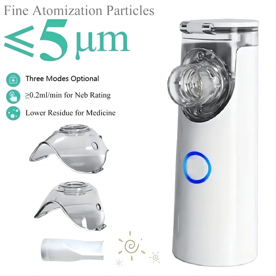 جهاز استنشاق البخار المحمول – Mesh Nebulizer JSL-W301 💙